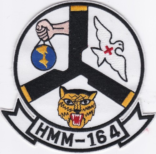USMC,Marine Corps Patch,Marine Medium Tiltrotor Squadron 164, HMM-164 ...