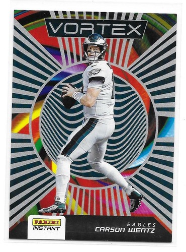 2020 Panini Instant NFL Carson Wentz Vortex Football Card /935 | eBay