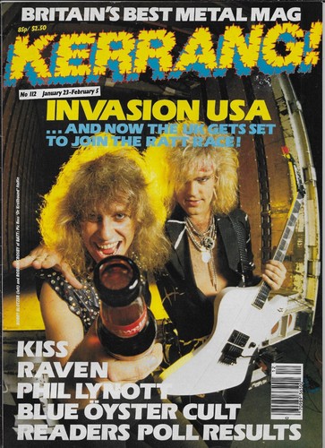 KERRANG! No.112 magazine RATT cover Blue Oyster Cult Phil Lynott | eBay