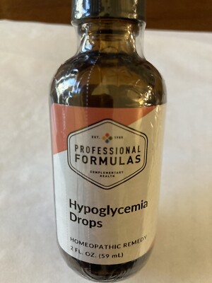 Professional Formulas - Hypoglycemia Drops Homeopathic - 2 oz. Exp 6/25 ...