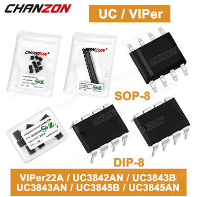 10PCS IC VIPER22A UC 3842 3843 3845 UC3843 UC3842 UC3845 UC3843B ...
