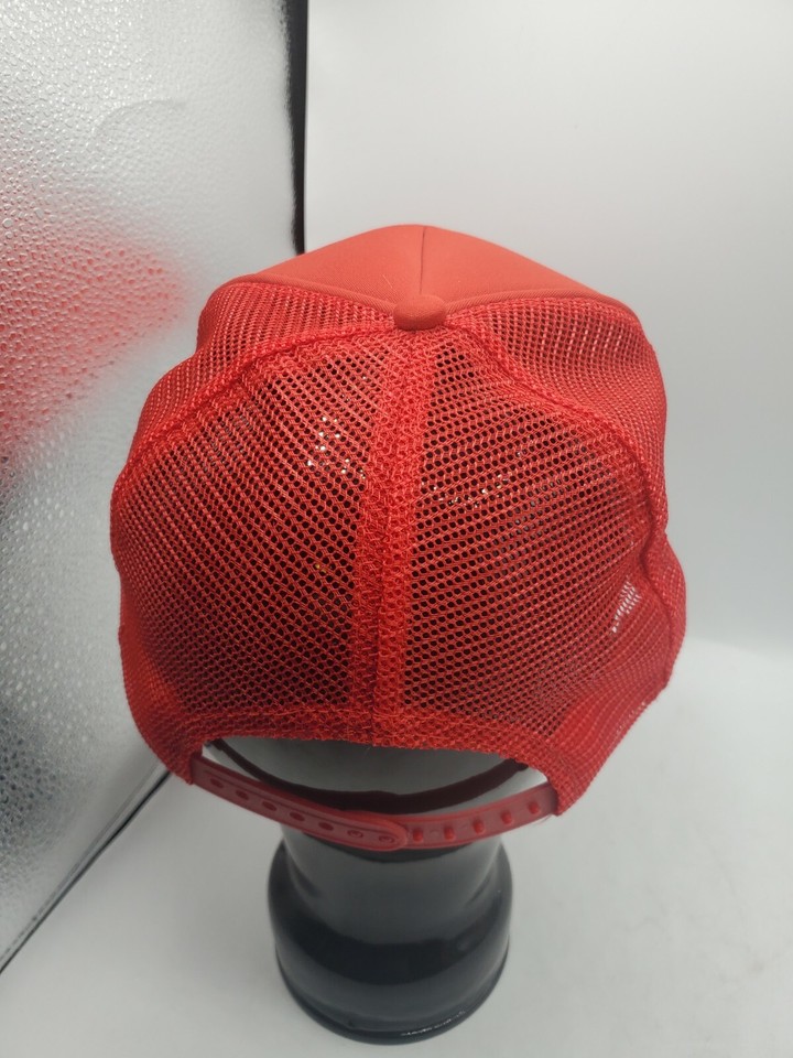 VINTAGE Mac Tools Racing Trucker Hat Foam Mesh Back Red Adjustable | eBay