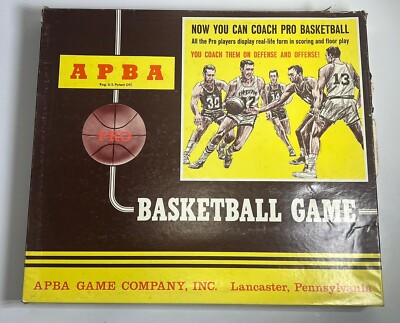 APBA PRO Basketball Card Games Vintage 1972-1973 (1974) Very Rare | eBay