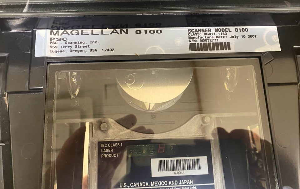 PSC DataLogic MG811-1183 Magellan 8100 Scanner Model 8100 Grocery POS Scanner | eBay