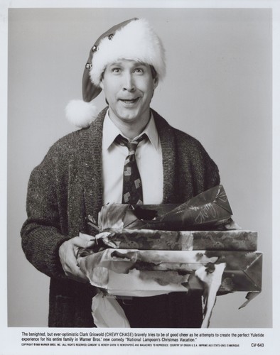 1989 Christmas vacation Chevy Chase Clark Griswold - Original Press ...