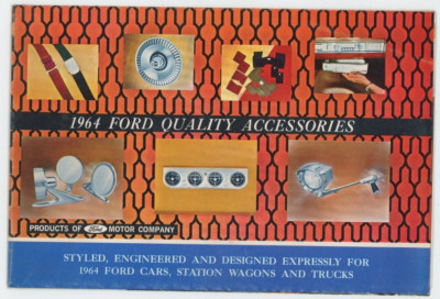1964 Ford Quality Accessories Fold Out Brochure | eBay