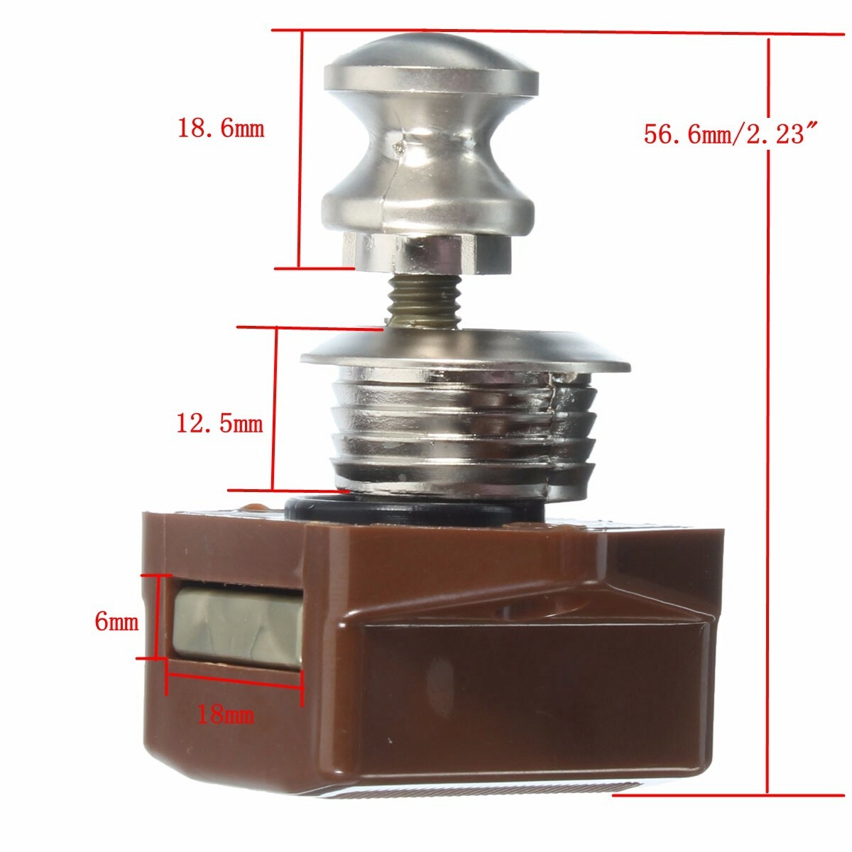 10Pcs Push Button Catch Locks Latch Knobs Drawer Cupboard Door Cabinet ...