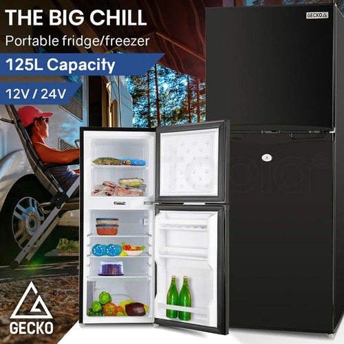 GECKO 125L Portable Upright Fridge Refrigerator 12V/24V Caravan ...