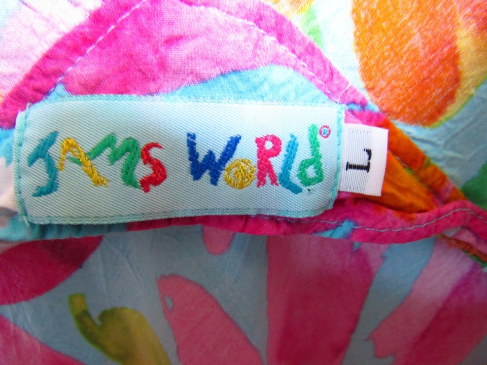 Vtg Jams World Sleeveless Tank Dress Women's L Large Multicolor ALLURE ...