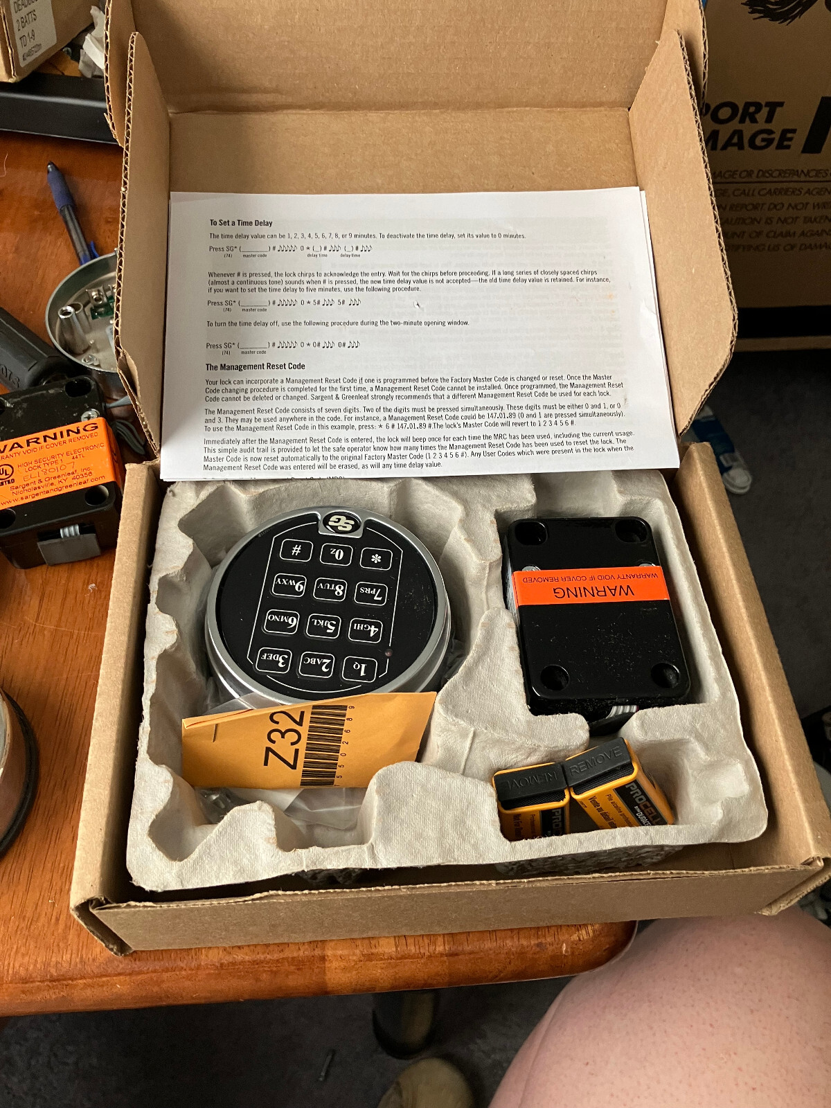 Sargent and Greenleaf 6120-508 Electronic Safe Lock NEW IN BOX - | eBay