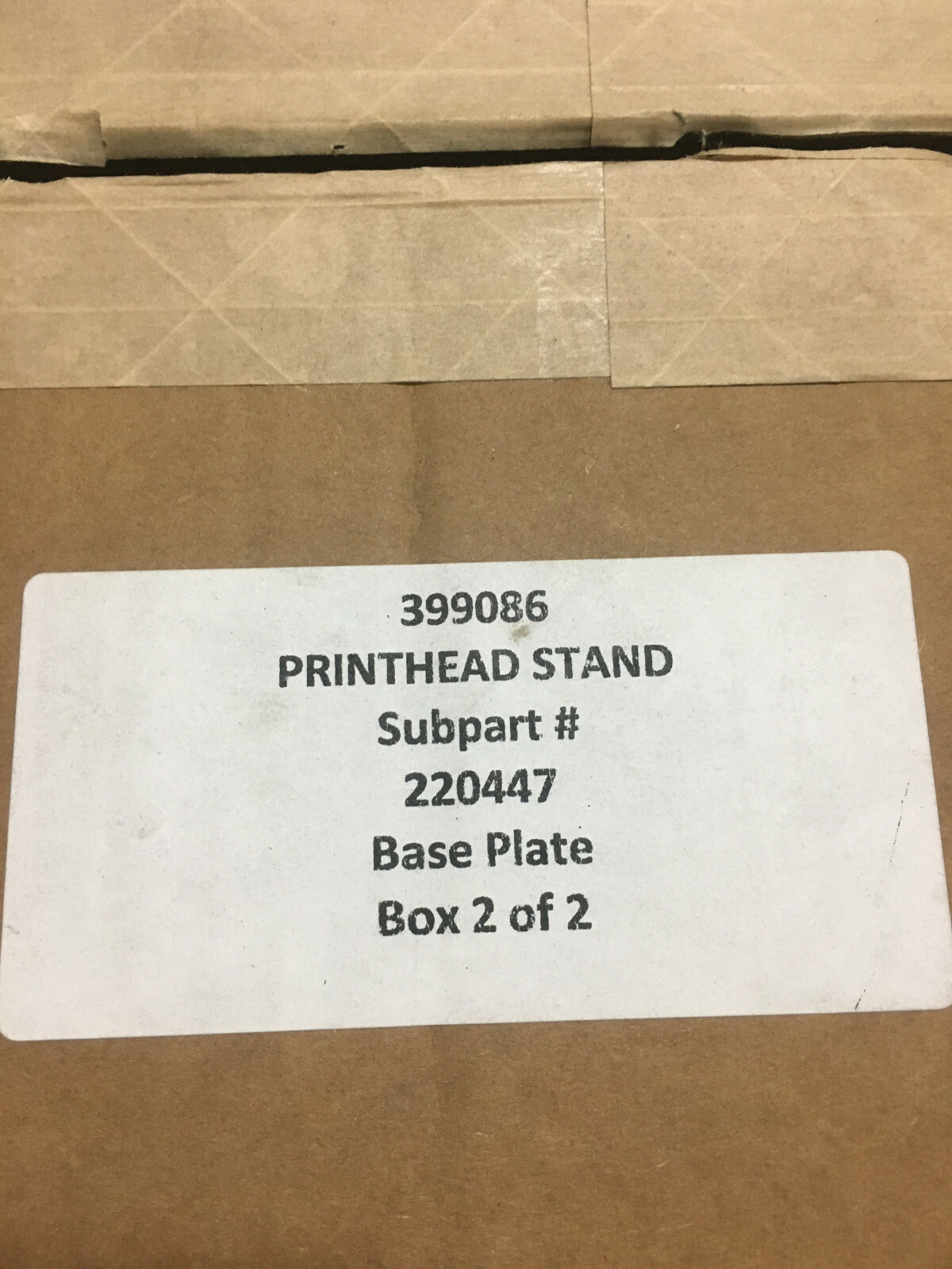 VIDEOJET PRINTHEAD STAND 399086, P/N 220447 BASE PLATE | eBay