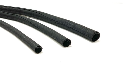 Namz Woven Cloth Split Loom 4' FT ID SIZES 1/2" 5/8" 3/4" NWCSL-A4 | eBay