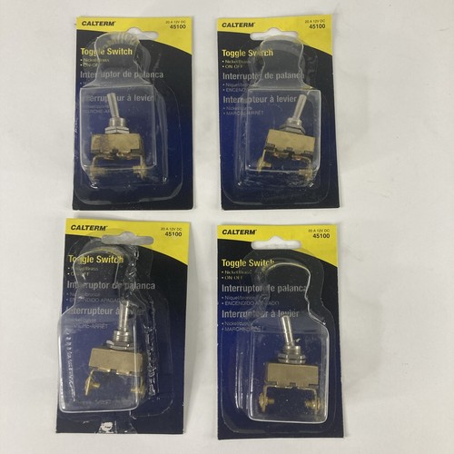 Lot of 4 Calterm Toggle Switch On/Off 20A 45100 NOS 46494451003| eBay