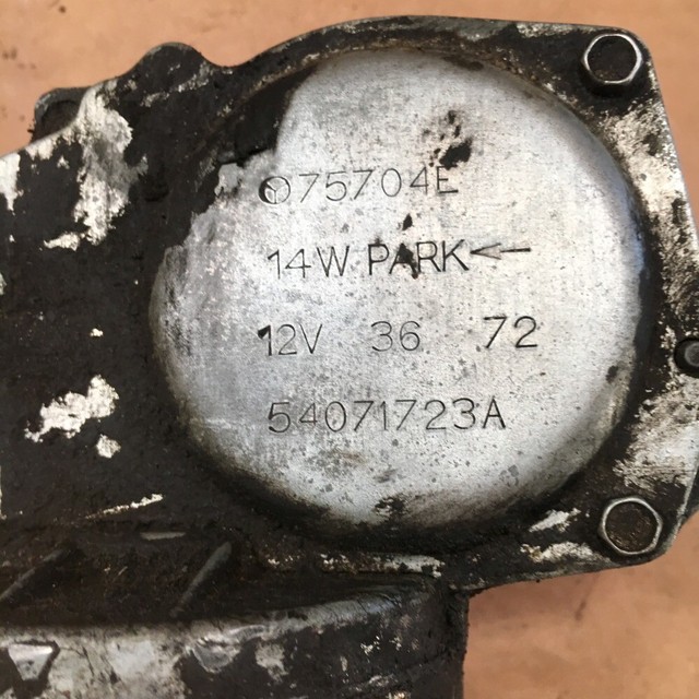 OEM Triumph Spitfire Gt6 Windshield Wiper Motor Lucas 75704E Dated 1972 ...