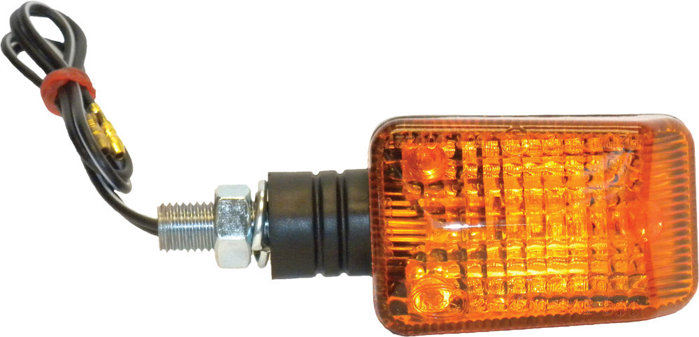 K SMALL UNIVERSAL SIGNAL LIGHTS BLACK W/AMBER LENS 25-7500 | eBay