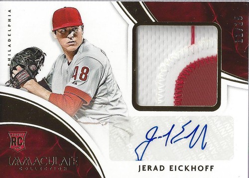2016 Immaculate Collection Immaculate Jumbo Jerad Eickhoff Auto Jersey /25 | eBay
