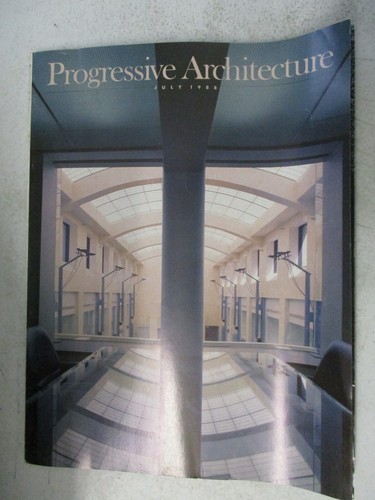 PROGRESSIVE ARCHITECTURE MAGAZINE JULY 1988 KOHN PEDERSEN FOX NEW YORK ...