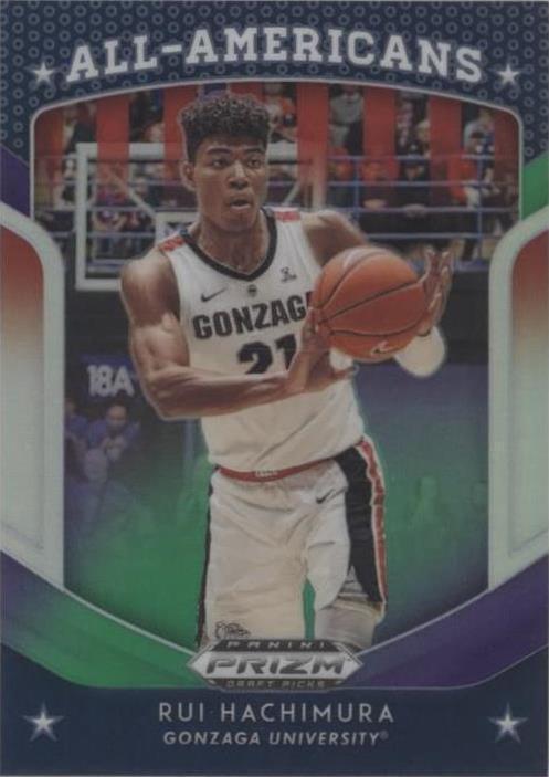 2019-20 Panini Prizm Draft Picks - All-Americans Rui Hachimura #84 ...