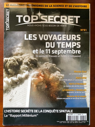TOP Secret n°81; Les voyageurs du temps et le 11 septembre/ Rapport ...