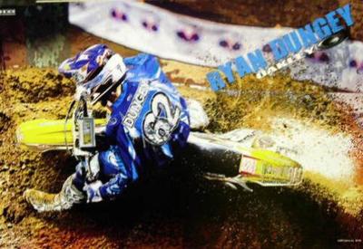 OAKLEY 2007 RYAN DUNGEY MOTO-X promotional poster XLG Flawless NEW old ...