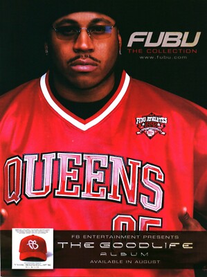 2001 PRINT AD - FUBU THE COLLECTION AD - L.L. COOL J -- THE GOODLIFE AD ...