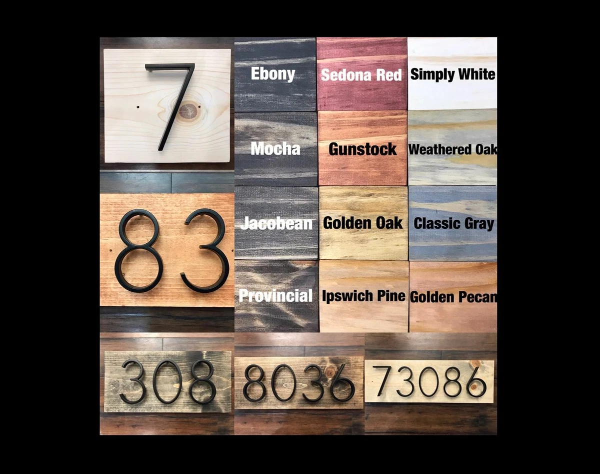 Decorative Plaques House Numbers | Shelly Lighting
