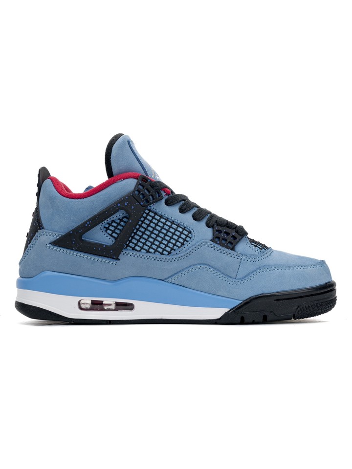 Nike Air Jordan 4 Travis Scott Cactus Jack Blue Nubuck 308497-406 New ...