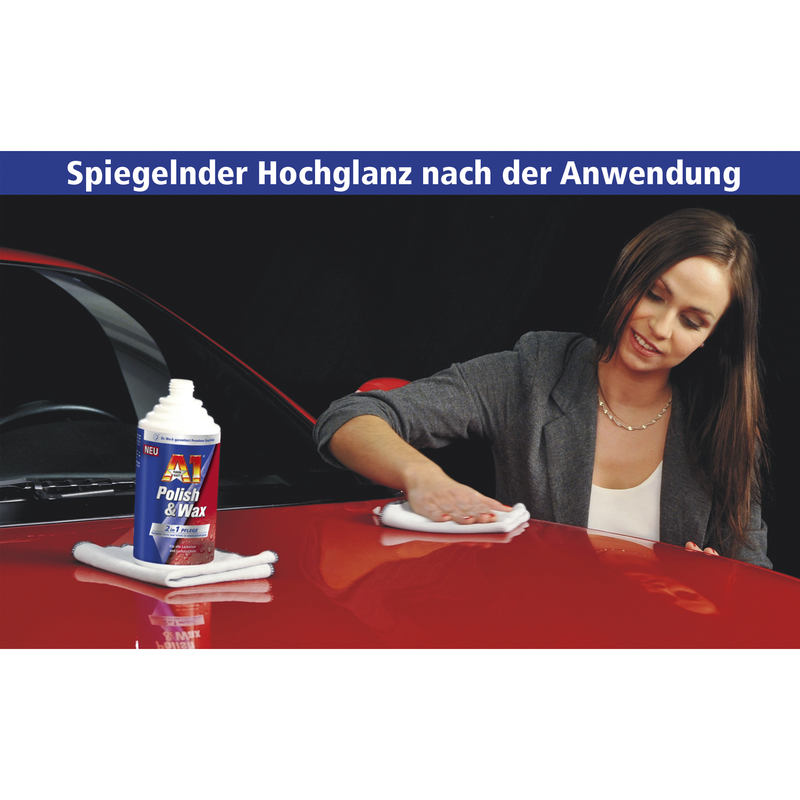 DR. WACK A1 Polish + Wax Wachs Lack Pflege Versiegelung / 500ml // 2640 ...