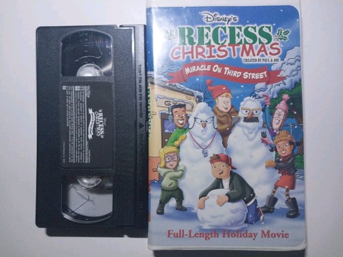 Disney Recess Christmas Miracle on 3rd Street VHS in Clam Shell Movie ...
