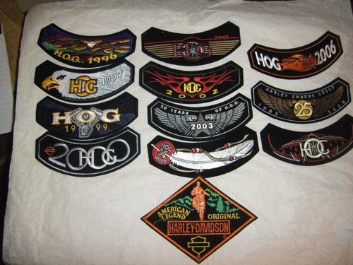 Harley Davidson Hog Patch Lot | eBay