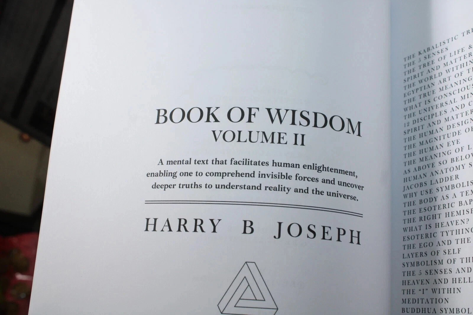 Book Of Wisdom Volumes 1 And 2 By Harry B Joseph Paperback 2 Book Bundle