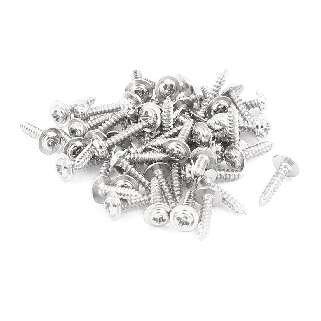 50pcs 10x2mm Stainless Steel Phillips Head Self Tapping Screw(PWA) With ...
