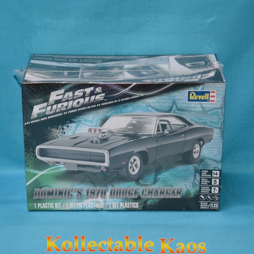 1:25 Revell -Fast &Furious Dominic's 1970 Dodge Charger - Model Kit #85 ...