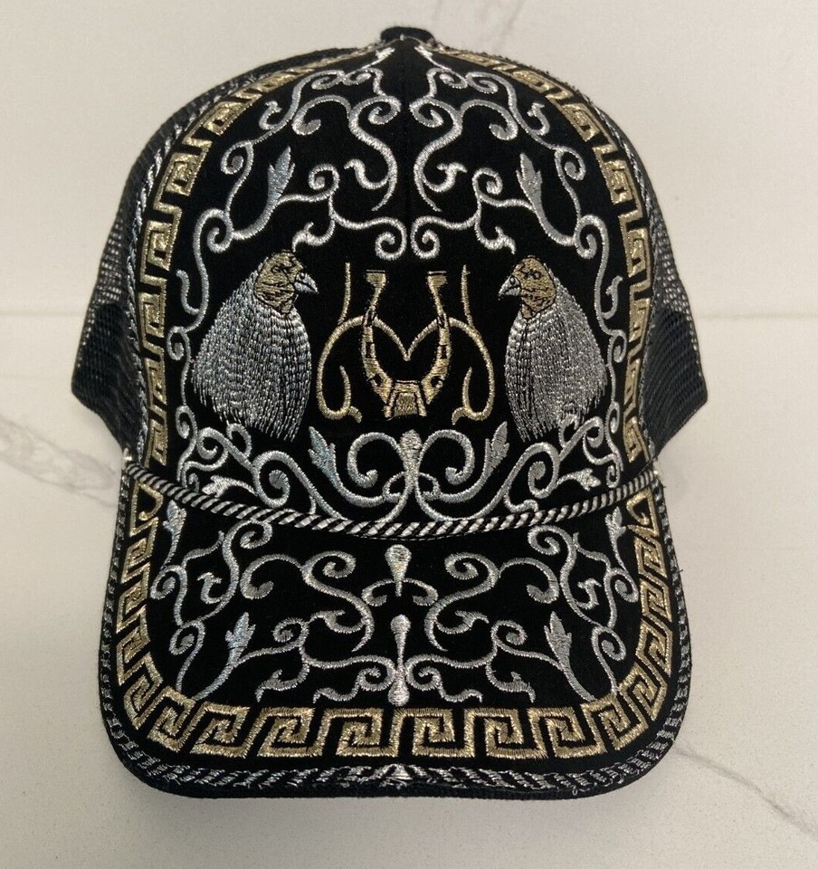 Silver Color Plated Hat Artisanal MeshBack Gris Gorra Artesanal ...