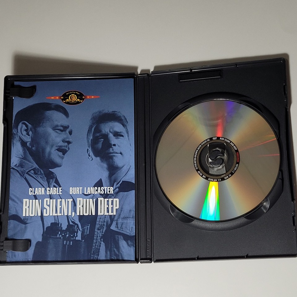 Run Silent, Run Deep (DVD, 1958) Clark Gable Burt Lancaster Free 1-Day ...