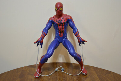 2012 Marvel Spiderman Motorized Web Shooting 13" Action Figure Toy ...