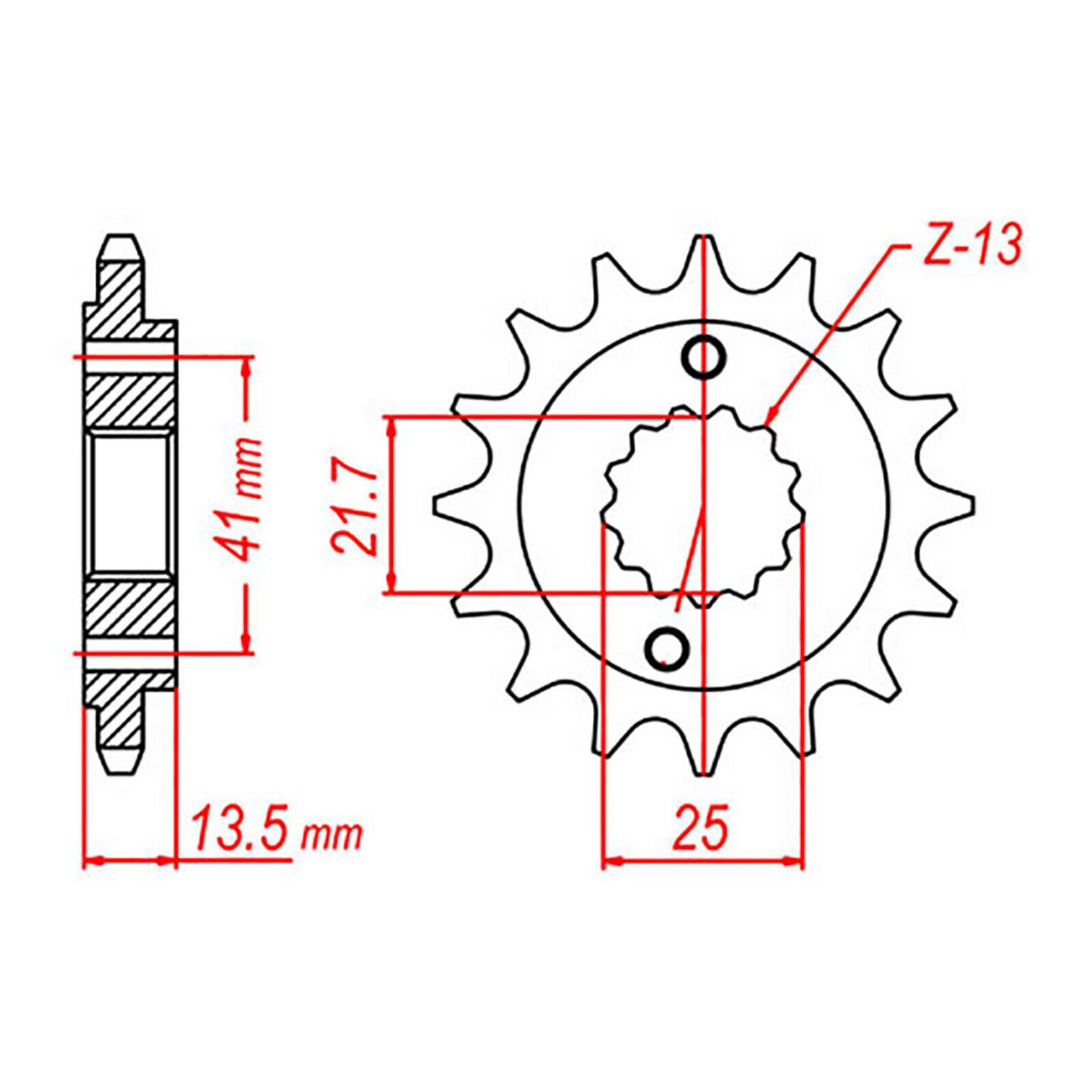 EK X-Ring Chain & Sprocket Kit for 2008-2009 Honda XL700V Transalp - 15 ...