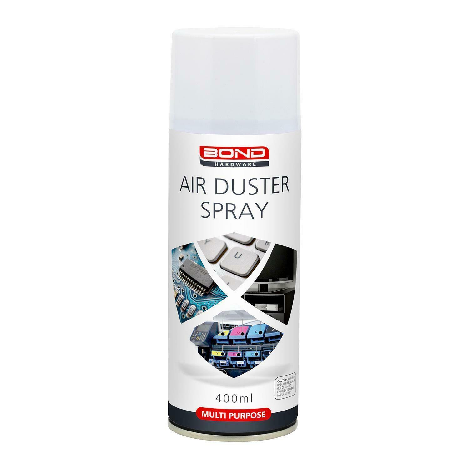 2 x 400ml COMPRESSED AIR DUSTER GAS SPRAY CLEANER HQ MAX POWER HFC FREE ...