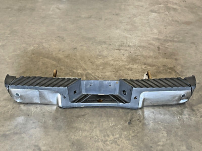 ⭐2008-2016 FORD F-250 F-350 REAR BUMPER BLACK CHROME W/PARK ASSIST OEM ...