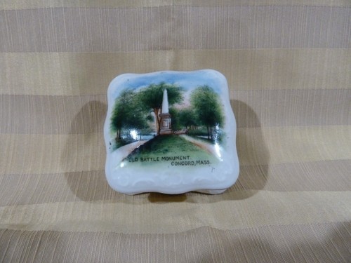Concord Massachusetts Souvenir Trinket Box | eBay