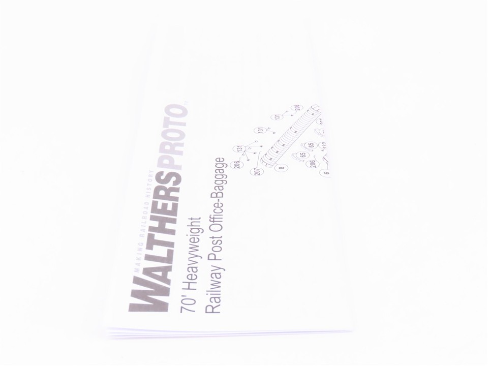 HO Walthers Proto 920-9500 C&O George Washington 70' RPO-Baggage ...