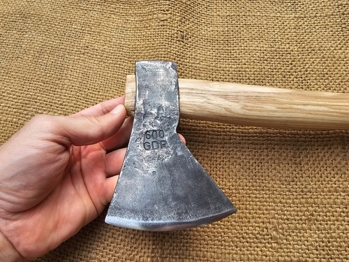 SMALL "GDR" VINTAGE GERMAN AXE HEAD ANTIQUE LOGGING FELLING | eBay