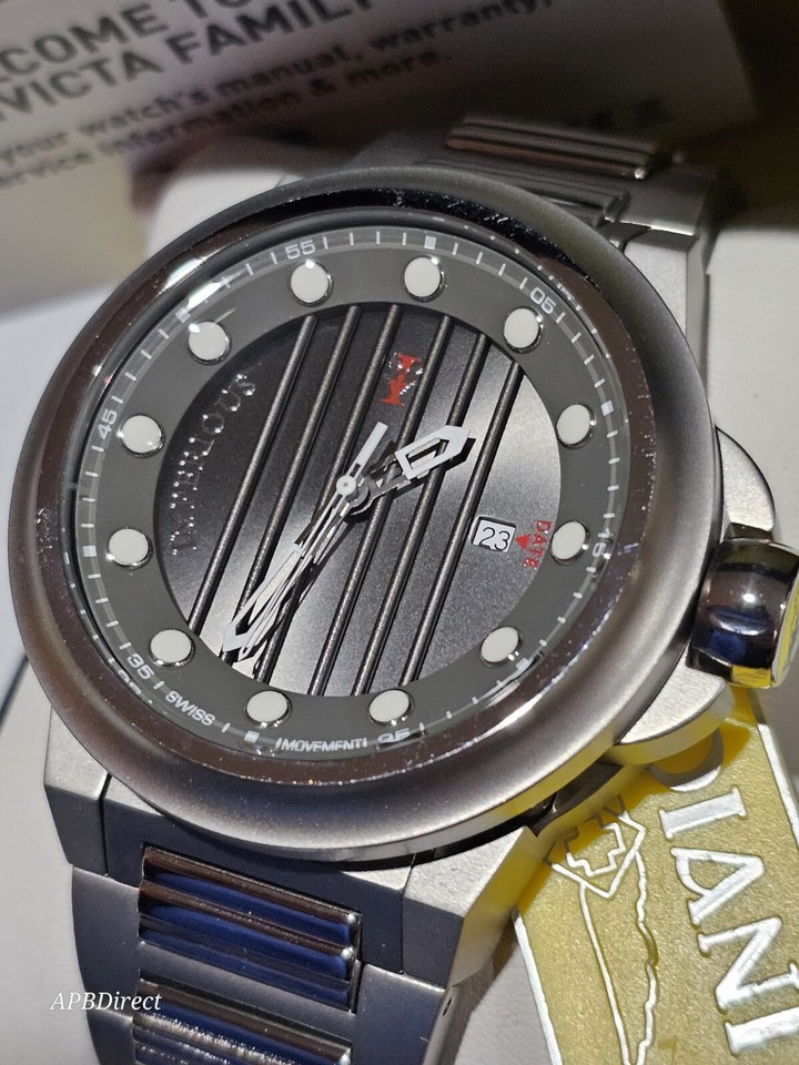Invicta - IMPERIOUS- JAILBREAK - Silver Plated - Swiss Ronda 515 - mens ...