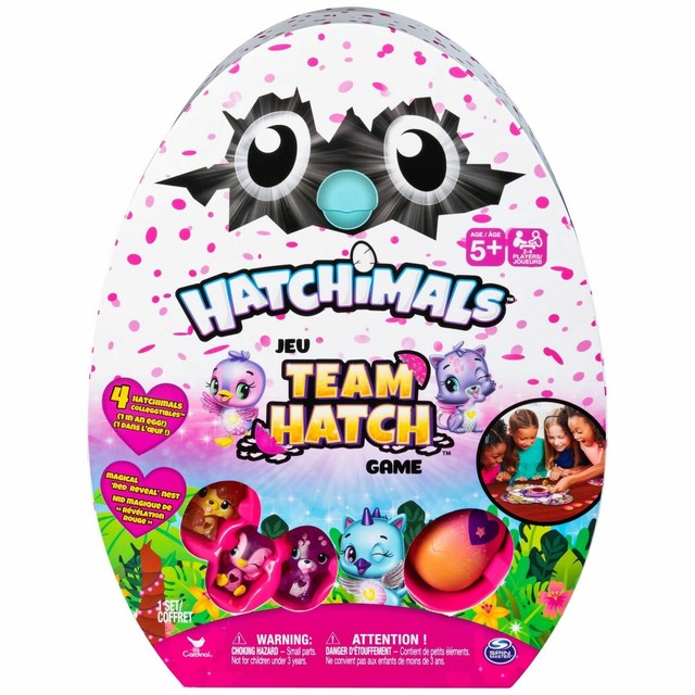 Hatchimals Season 3 Team Hatch Game With 4 Hatchimal Colleggtibles O07 ...
