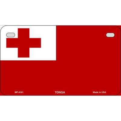 Tonga Flag Novelty Metal Motorcycle Plate MP-4161 | eBay
