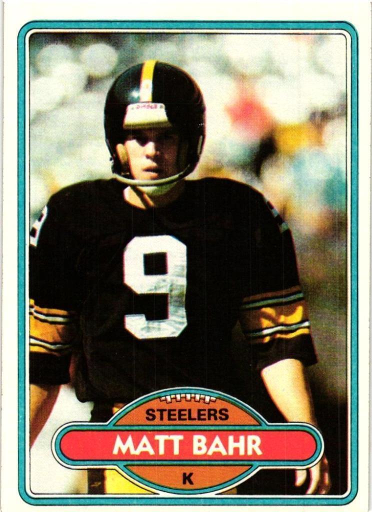 MATT BAHR 1980 Topps Football #31 $1 Items MUST Buy 2 to Qualify ...
