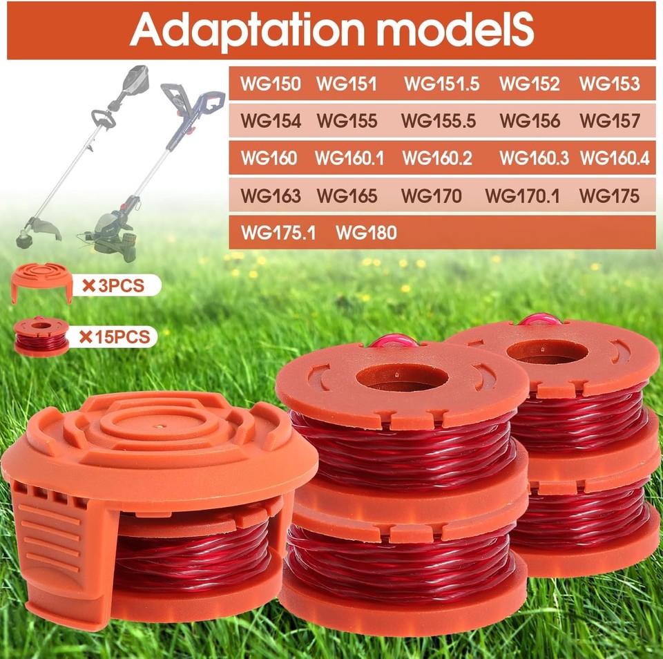 WA0010 Spool Trimmer Line Spools for Worx String Spool-1503 | eBay