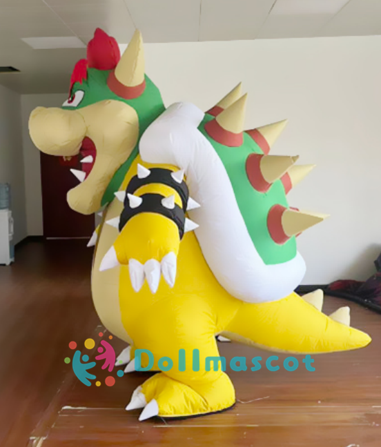 2.0M Super Mario Bowser Koopa Inflatable Mascot Costumes Animal Cosplay ...