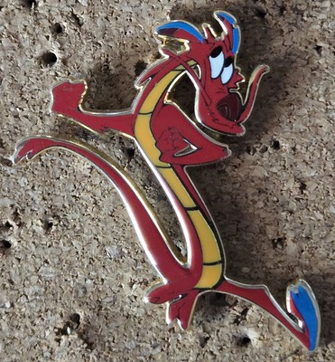 Disney Store Mulan Mushu Pin Crickee Shang Shan Yu Khan Fa Zhu Fa Li ...