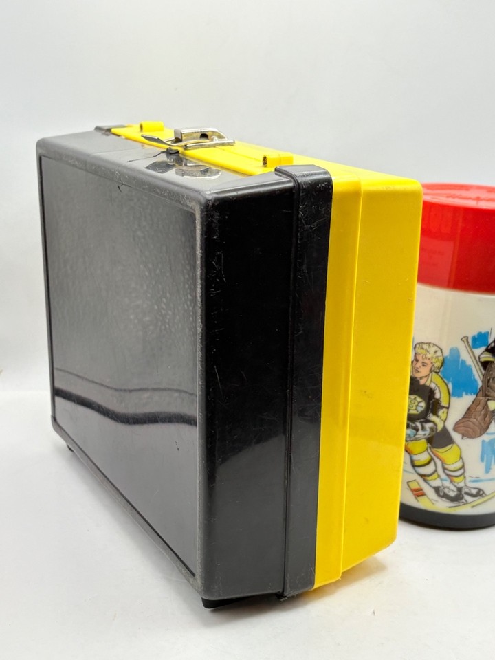 Vintage BOBBY ORR Lunch Box with Thermos 1970's Boston Bruins Hockey ...